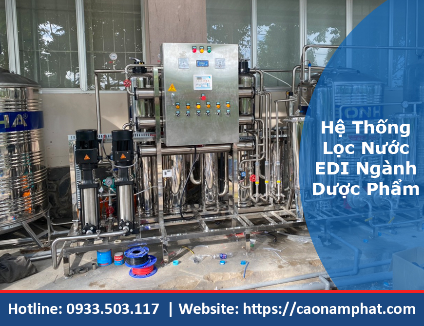 Hệ thống lọc nước RO sản xuất dược phẩm, mỹ phẩm
